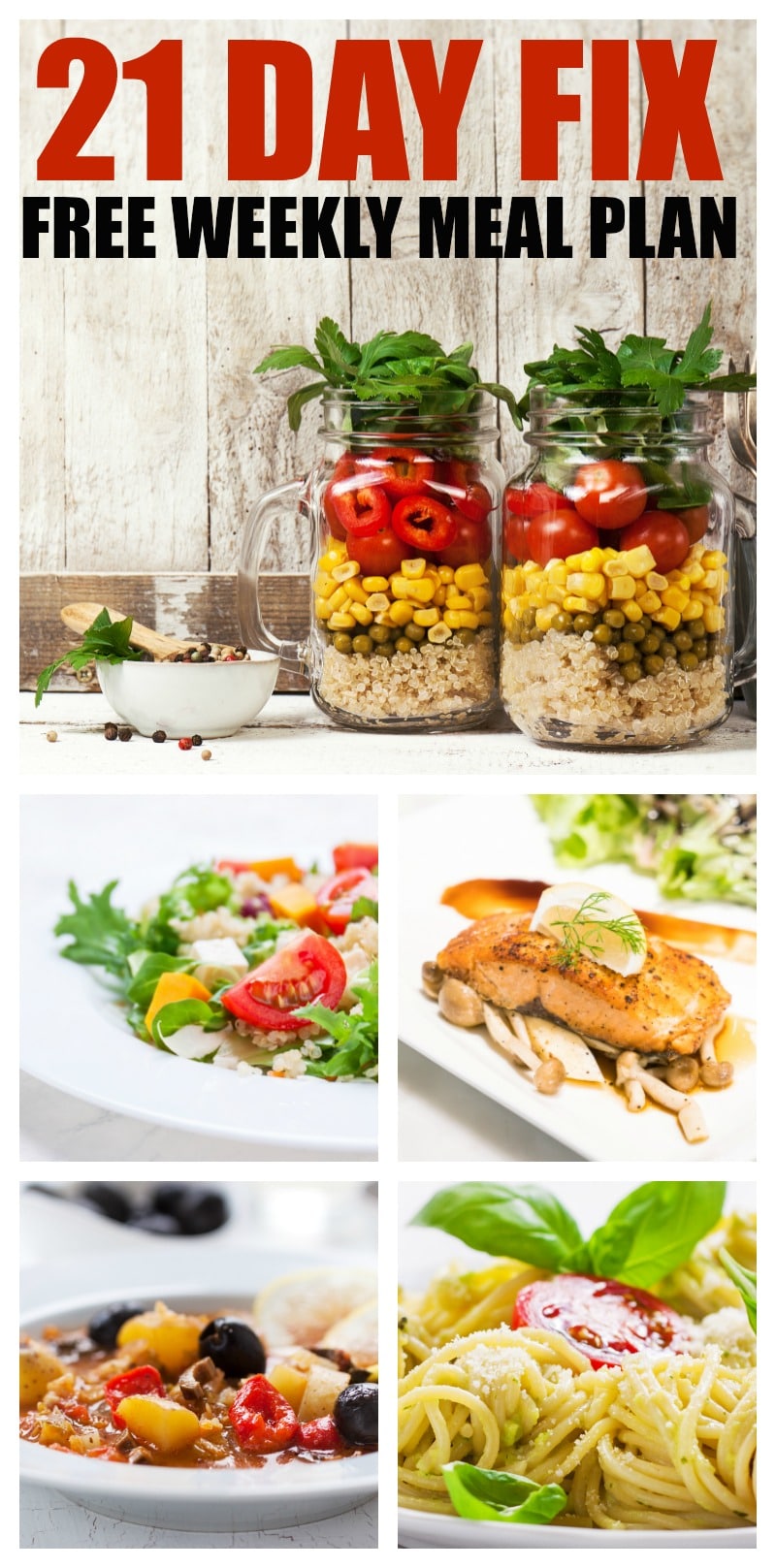 21 Day Fix Meal Plan MomDot
