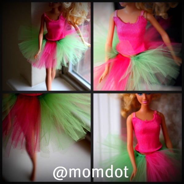 How to make a tutu for your Barbie - Momdot.com