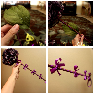 How to make a fairy flower wand