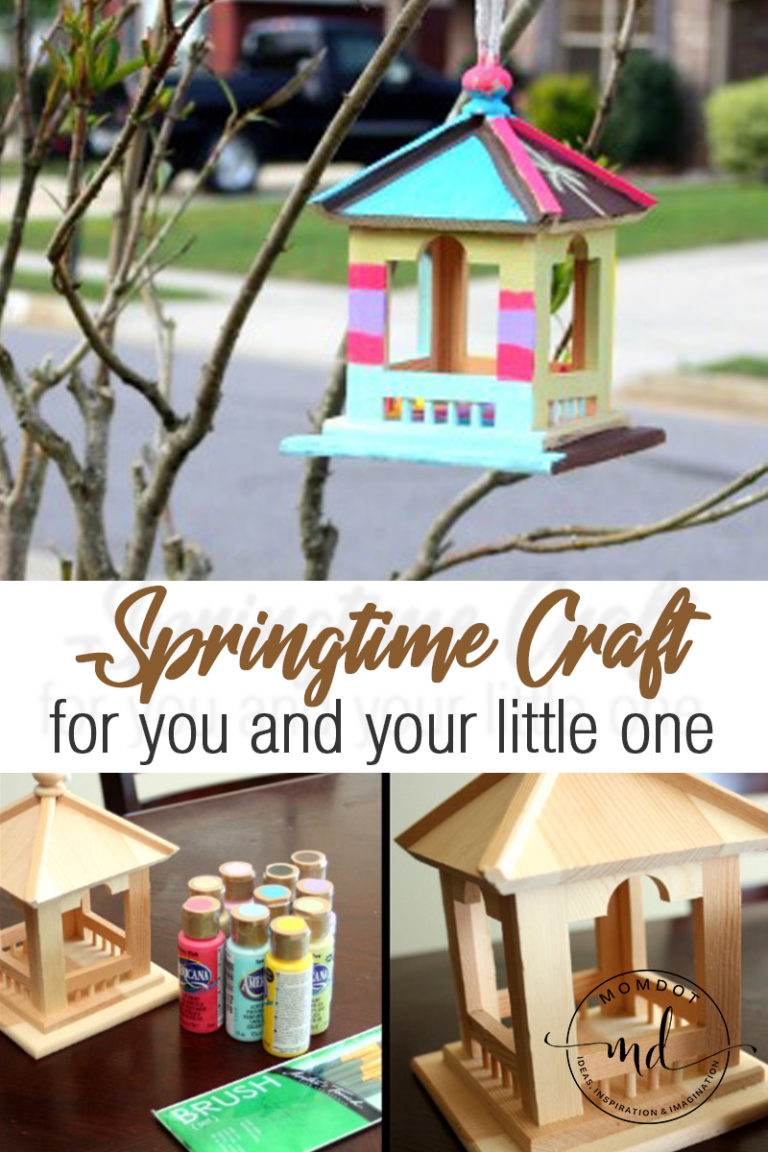 Spring Craft Fun with Birdhouse