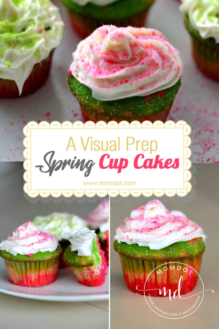 Spring cupcakes..a visual prep