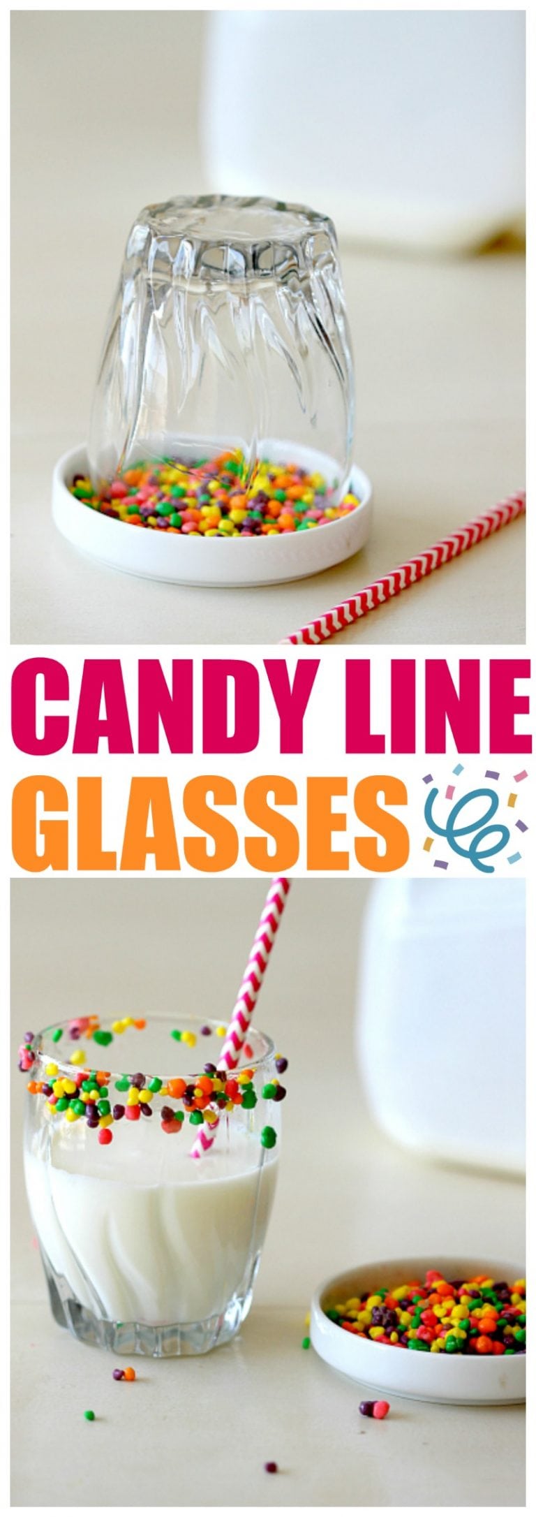 Candy Line your Glass for Special Birthday Fun! - Momdot.com