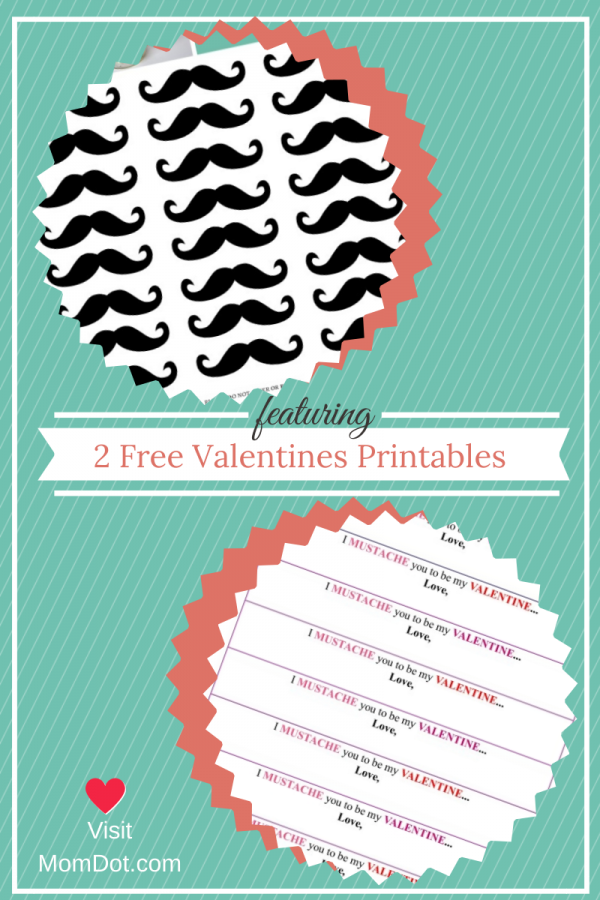 DIY Mustache Valentines Craft (Plus Free Printables!) - Momdot.com
