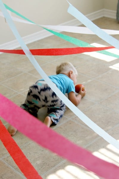 5 Minute Spy Laser Obstacle Course for Kids