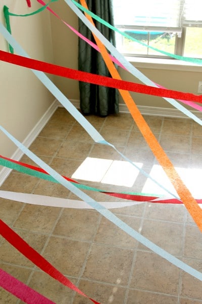 5 Minute Spy Laser Obstacle Course for Kids