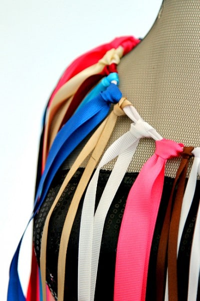 How to make a ribbon tutu tutorial | No sew ribbon tutu DIY