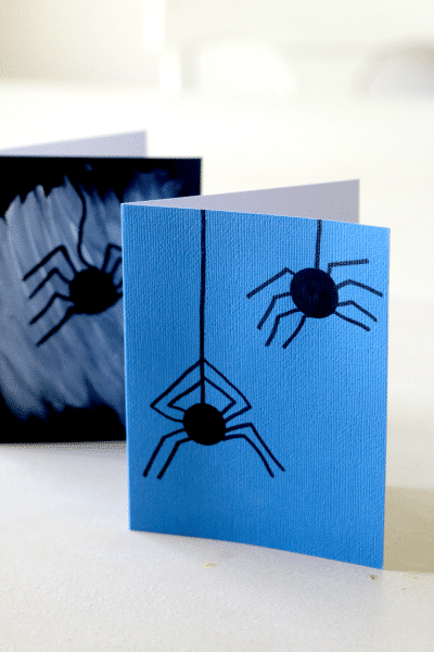 Fingerprint Spider Art ( Kids love this!) - Momdot.com