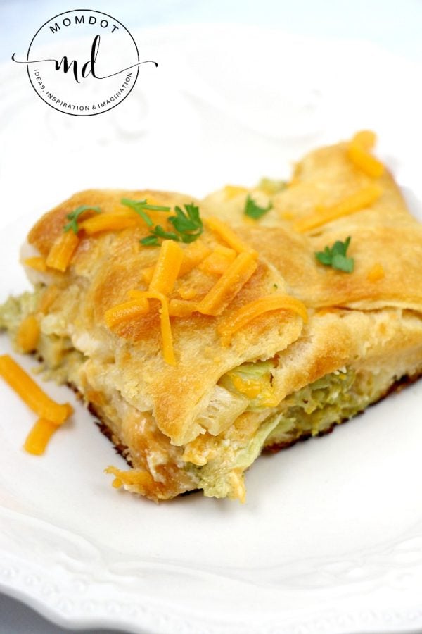 Chicken Broccoli Braid with Pillsbury Crescent Rolls