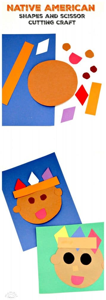 Native American Paper Craft: Practice Shapes! - Momdot.com