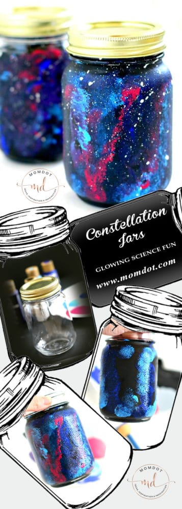 DIY Constellation Jar : Glowing Science Fun