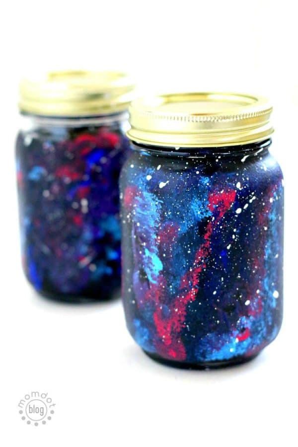 Galaxy Jars DIY: Hold the Galaxy Glowing in Your Hands!