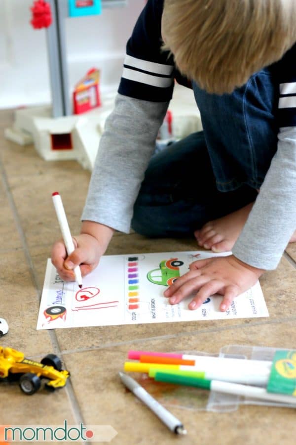 Mechanic Pretend Play Sheet, FREE PRINTABLE - Momdot.com