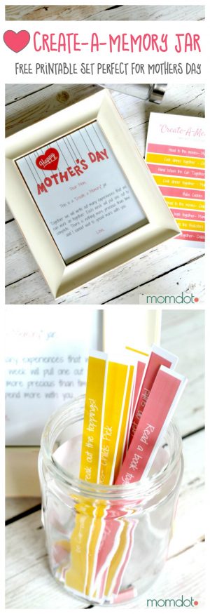 Create A Memory Jar : Free Printable - Momdot.com