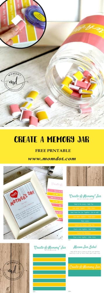 Create A Memory Jar : Free Printable - Momdot.com