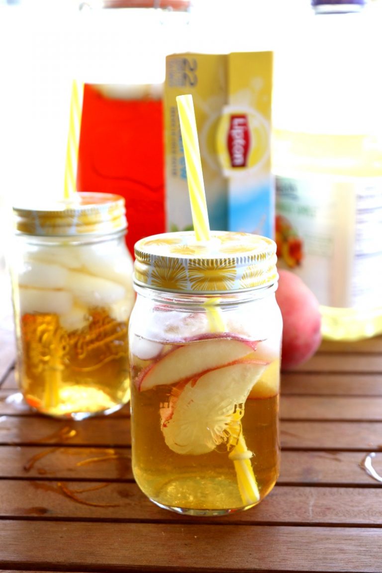 Georgia Peach Sweet Tea Recipe - Momdot.com