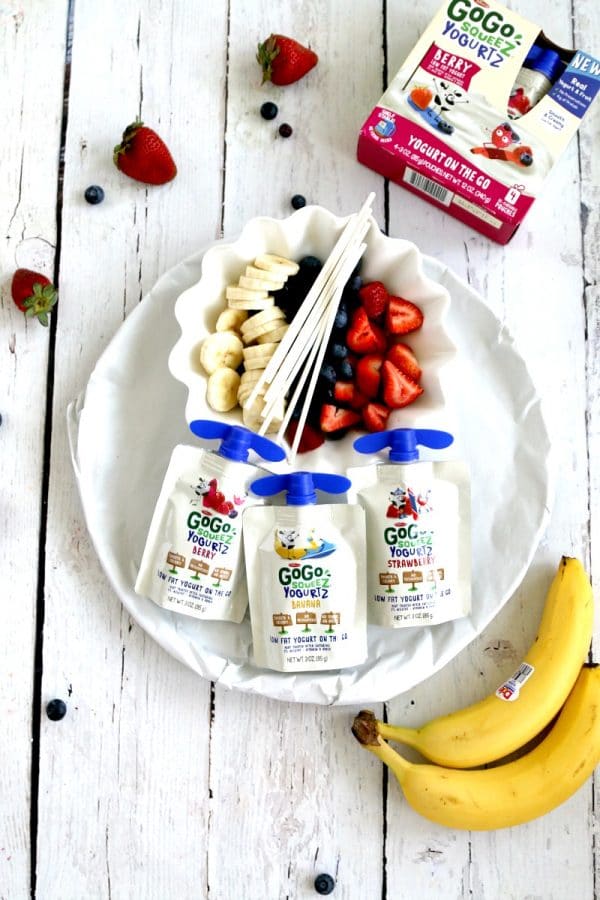 Frozen Yogurt Breakfast Fruit Bites