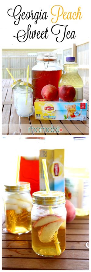 Georgia Peach Sweet Tea Recipe - Momdot.com