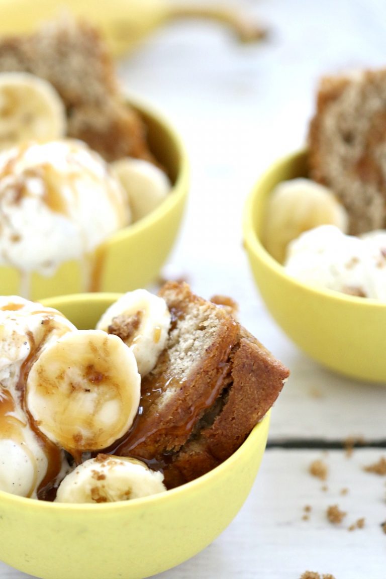 Banana Bread Split Snack