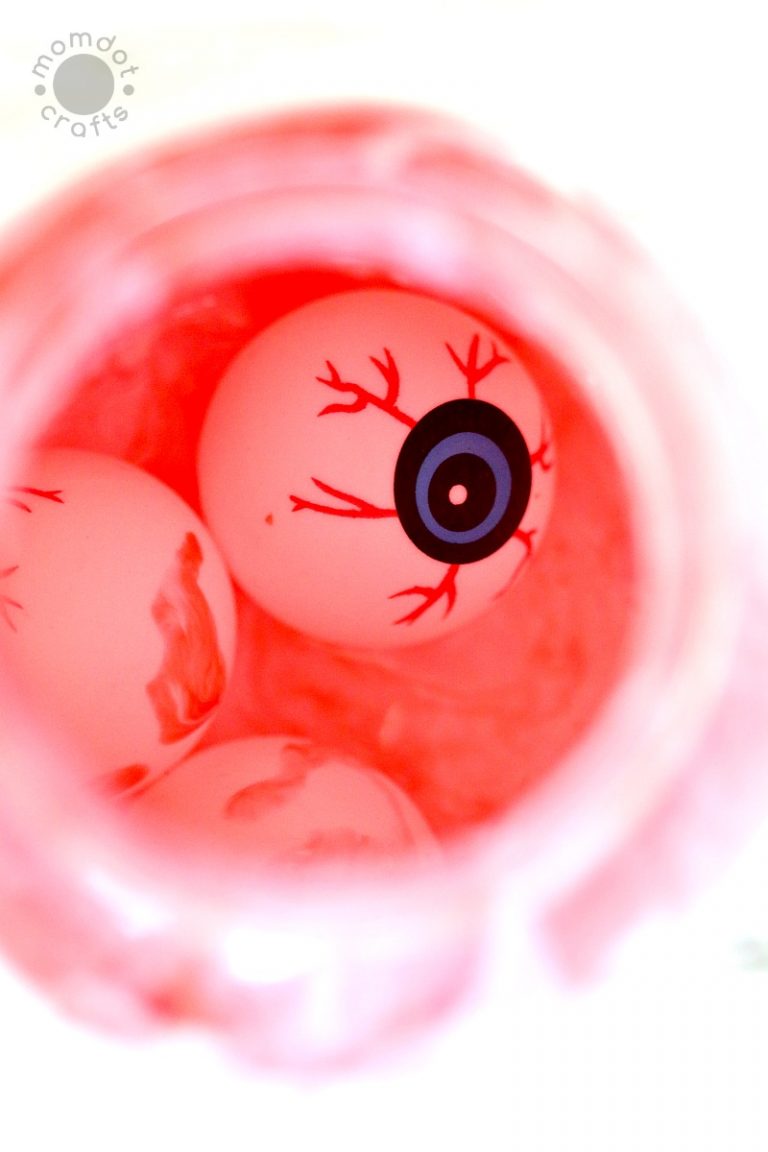 Pink Sludge: DIY Disgusting Eyeball Slime - Momdot.com
