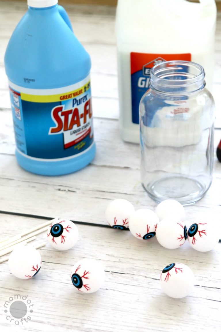 Pink Sludge: DIY Disgusting Eyeball Slime - Momdot.com