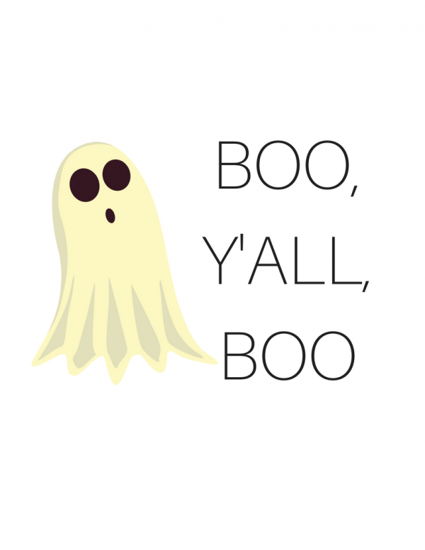 Boo, Y'all, Boo : Free Fall Print
