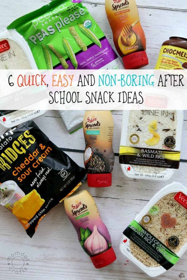 6 Quick After School Snacks for Kids - Momdot.com