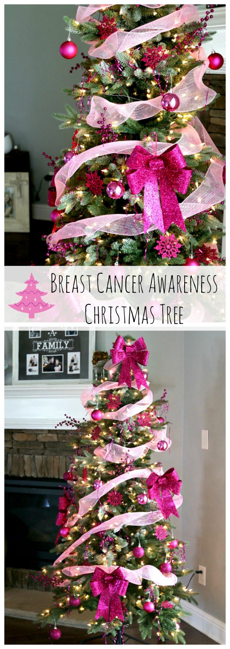 Breast Cancer Awareness Christmas Tree - Momdot.com