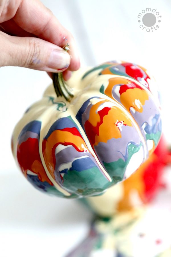 Pumpkins Drip Painting Tutorial (No Carve DIY) (Colorful Fall Craft ...
