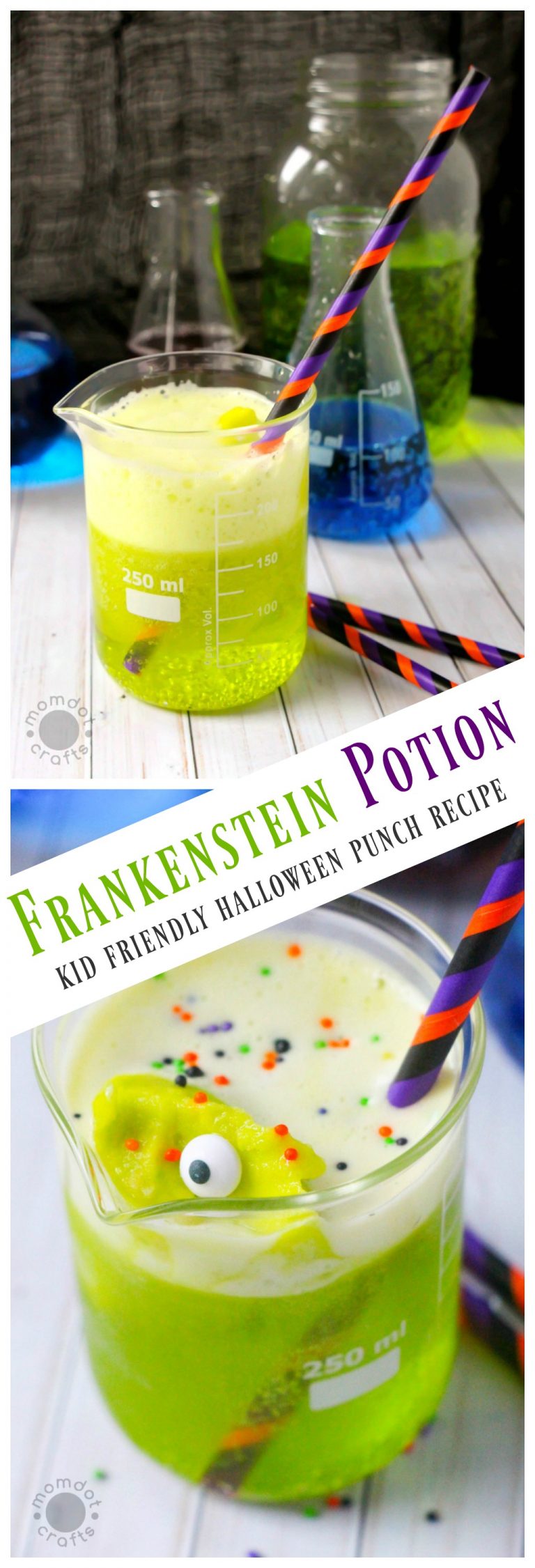 Frankenstein Punch: Halloween Punch for Kids! - Momdot.com