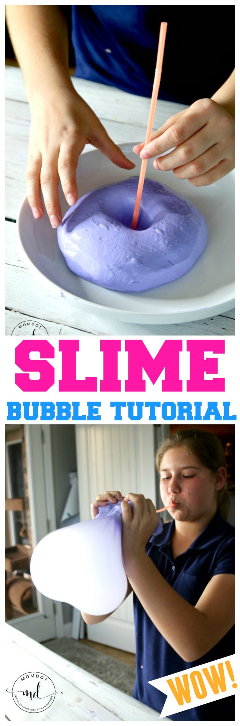 Make Bubble Slime: Blow Slime Bubbles - Momdot.com