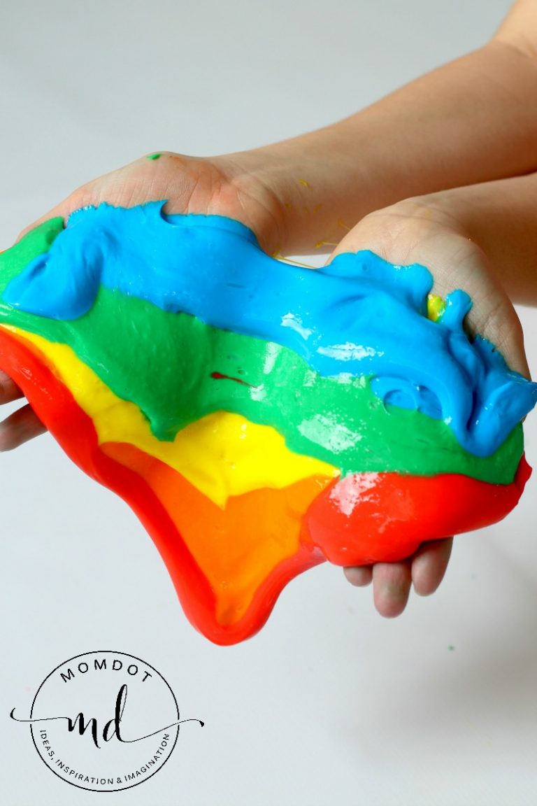 Rainbow Slime: How to make Homemade Slime