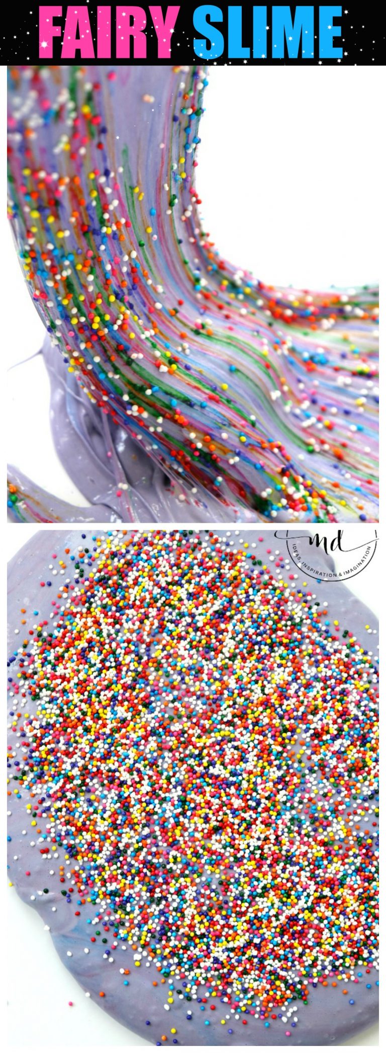 Fairy Slime : How to make Fluffy Fairy Slime - Momdot.com