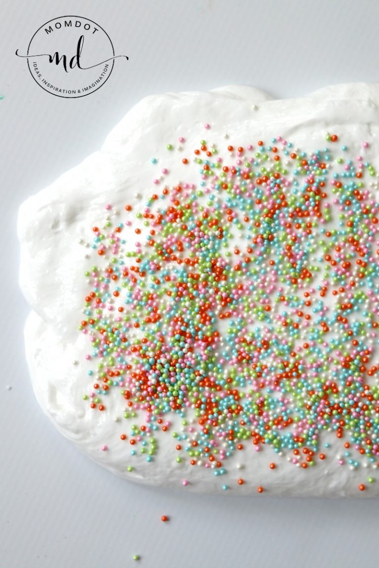 Sprinkle Slime Recipe - Momdot.com