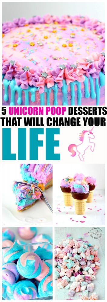 5 Unicorn Poop Desserts that Will Change your Life - Momdot.com