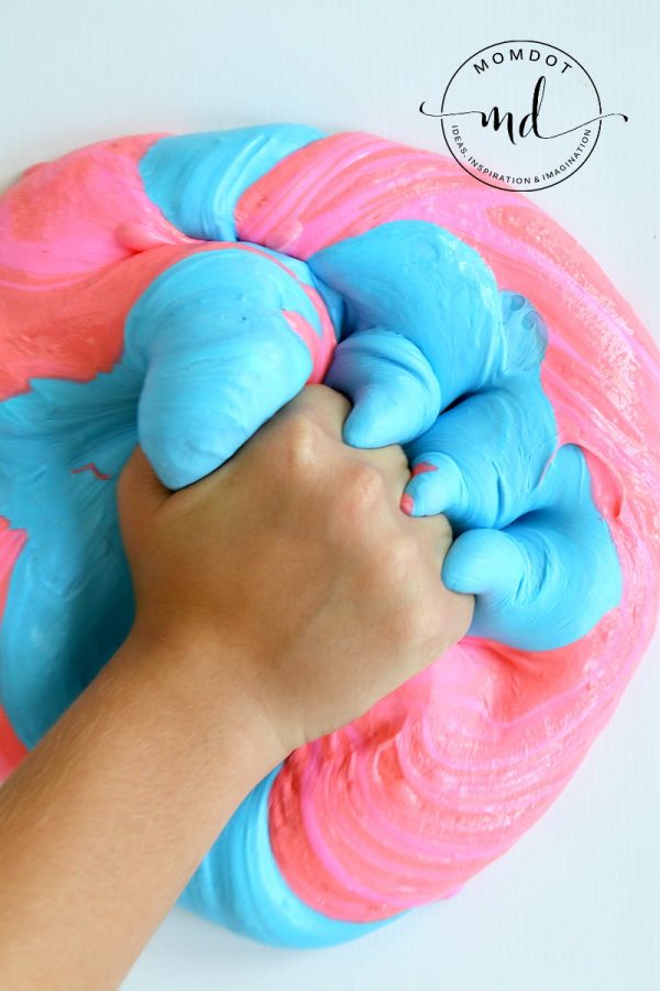 How to Make Saline Slime Recipe Kid Friendly Easy Slime - Momdot.com