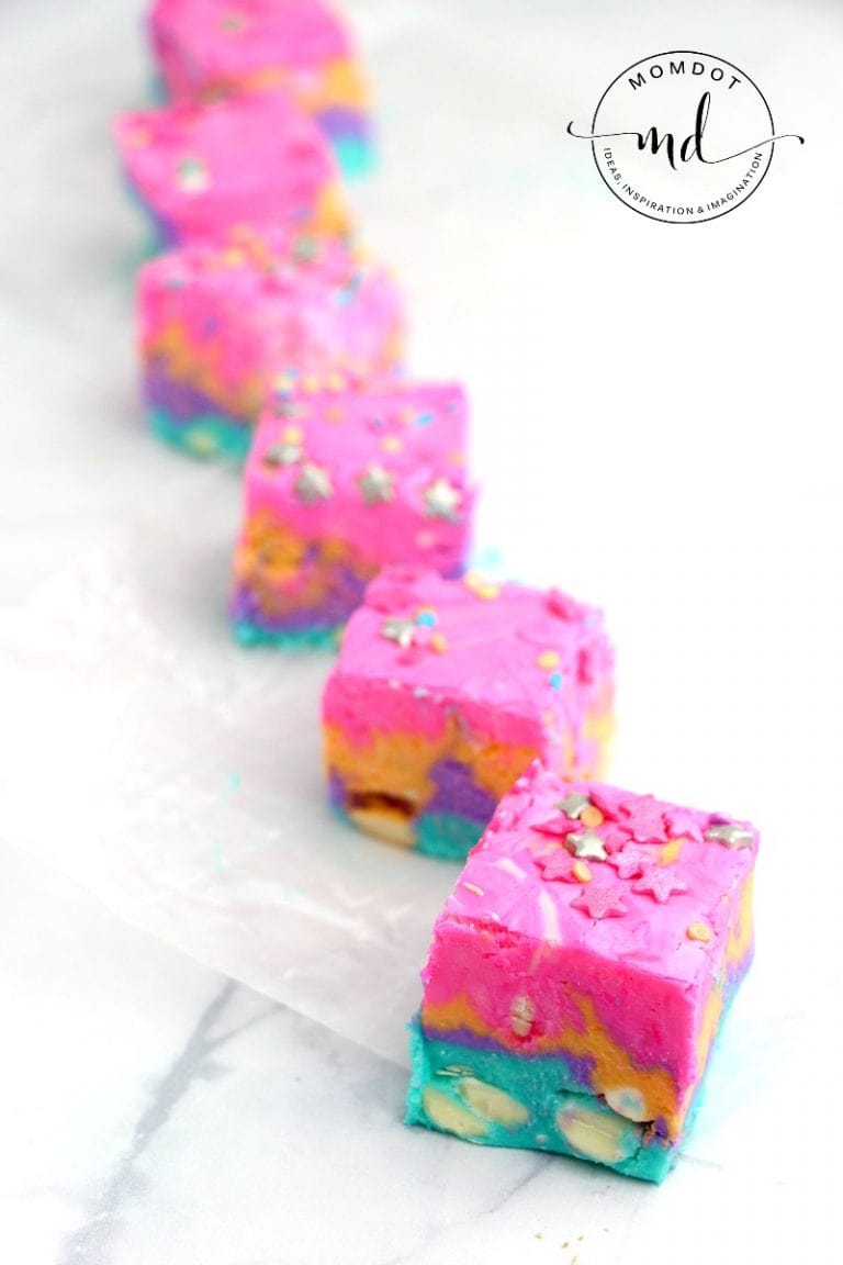 Unicorn Poop Fudge - Momdot.com