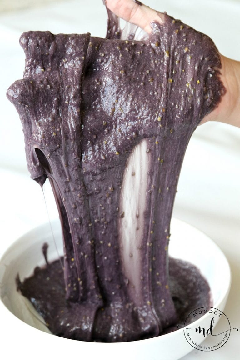 Zombie Slime Recipe Halloween Creepy Red Slime DIY - Momdot.com