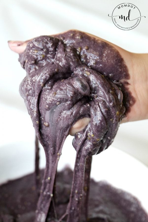 Bat Poop Slime: Halloween Slime Recipe! - Momdot.com
