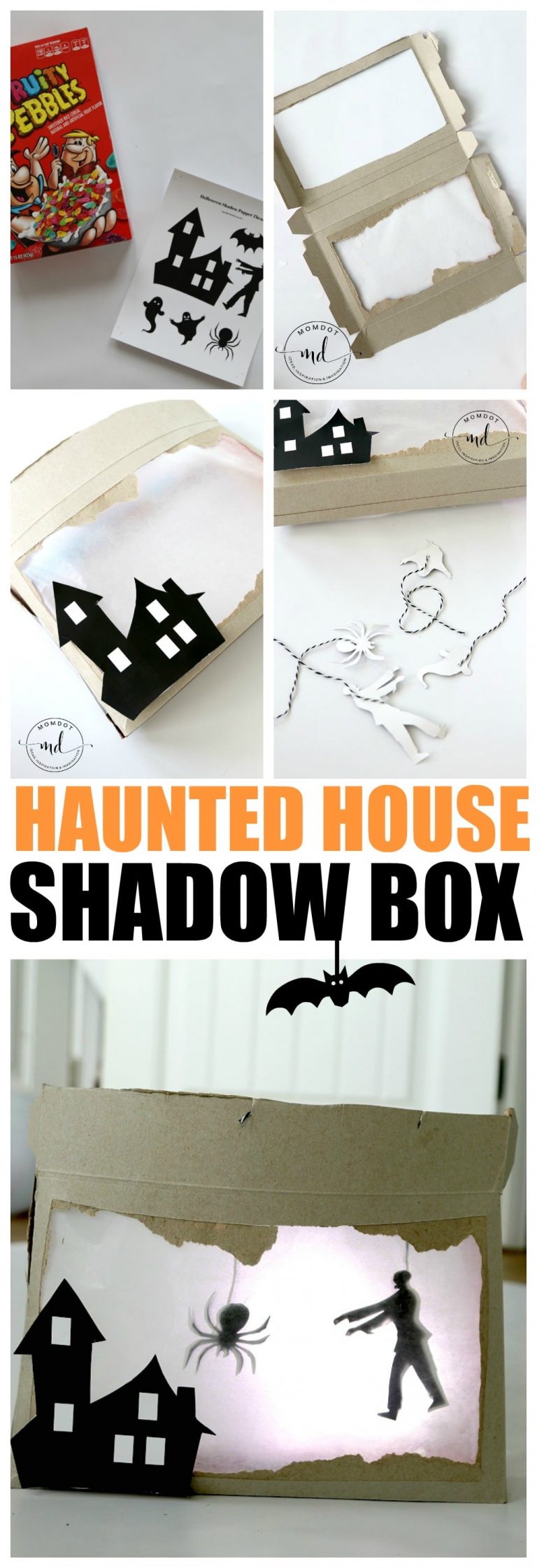 Haunted House Craft: Shadow Box DIY - Momdot.com