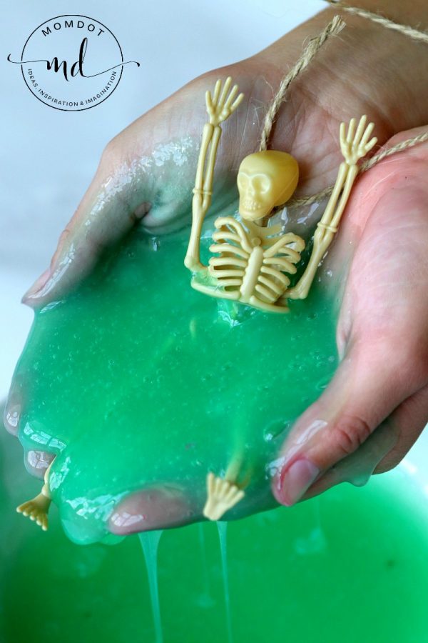 Zombie Slime Recipe Halloween Creepy Red Slime DIY