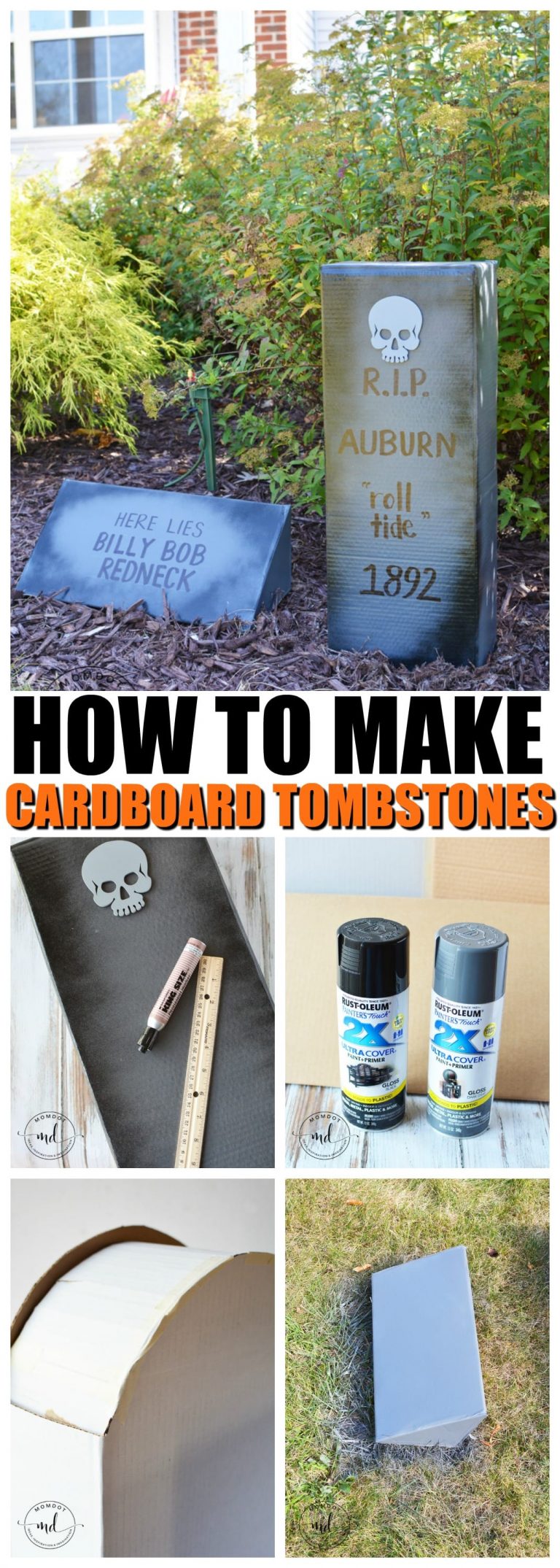 DIY Tombstone: How To Make a Tombstone for Halloween! 2025 - MomDot