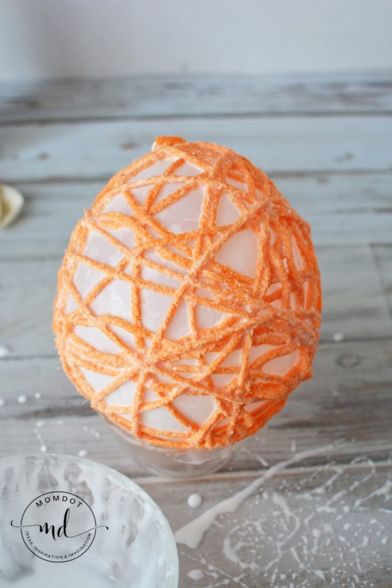 How To Make Yarn Pumpkins With Balloons - MomDot