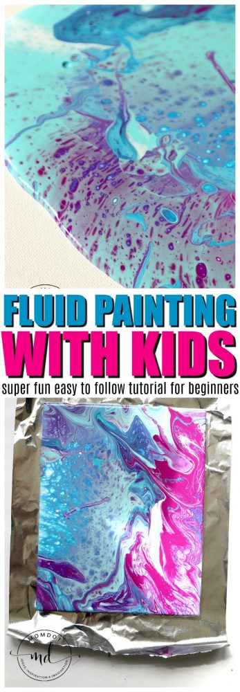 How to Fluid Paint with Kids - Momdot.com