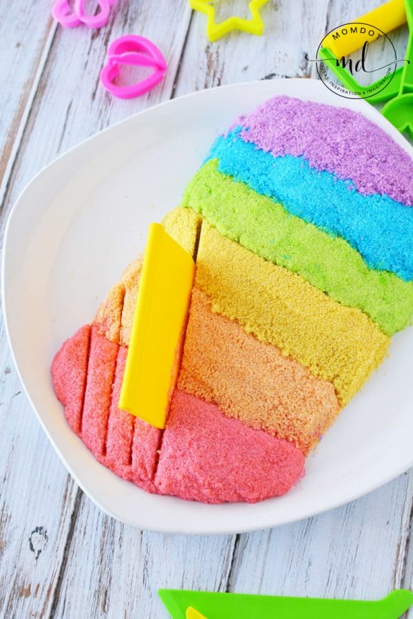 Kinetic Sand Recipe : How to make Kinetic Sand - Momdot.com