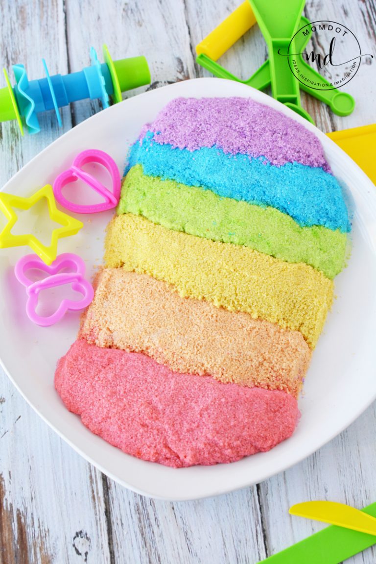 Kinetic Sand Recipe : How to make Kinetic Sand - Momdot.com