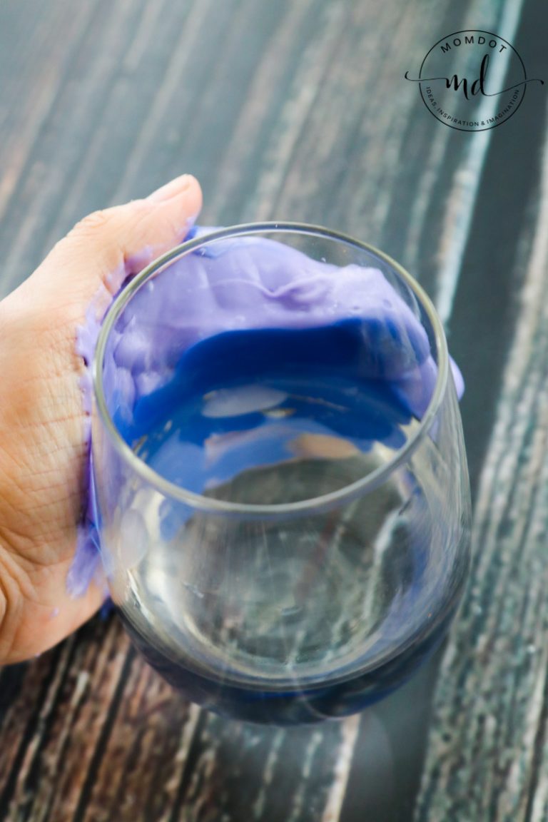 Color Changing Slime Recipe with Thermochromic Pigment - Momdot.com