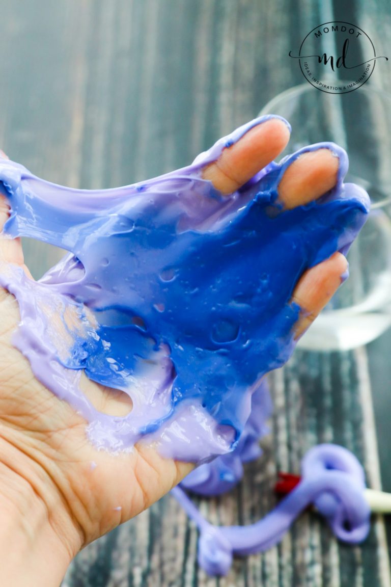 Color Changing Slime Recipe with Thermochromic Pigment - Momdot.com